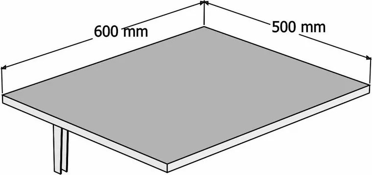 Nástěnný stůl Nur White