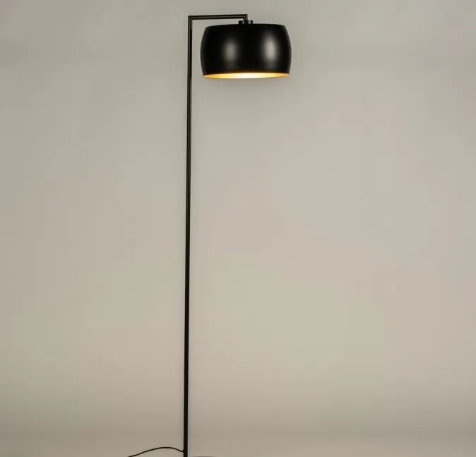 Stojací designová lampa Pallas Bond Black and Gold
