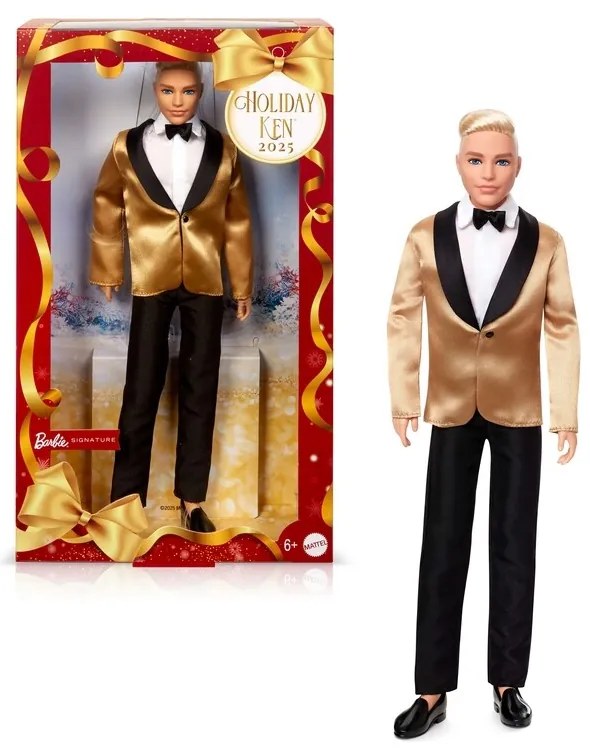 Barbie signature holiday barbie 2025 vánoční ken