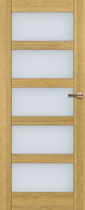 Interiérové dveře vasco doors BRAGA model 6 Průchozí rozměr: 70 x 197 cm, Orientace dveří: Pravé dveře, Dekor: Dub Viking