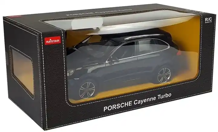 Mamido Auto na dálkové ovládání R/C Porsche Cayenne Turbo Rastar 1:14 černé  | BIANO
