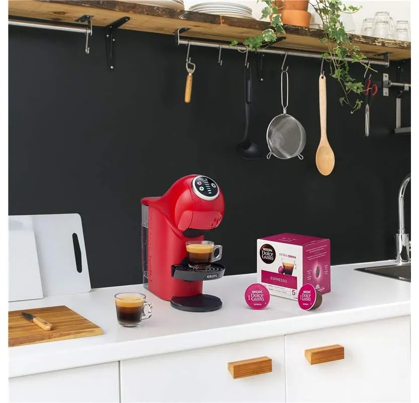 Kapslový kávovar Krups Nescafé Dolce Gusto Genio S Plus KP340510 červený