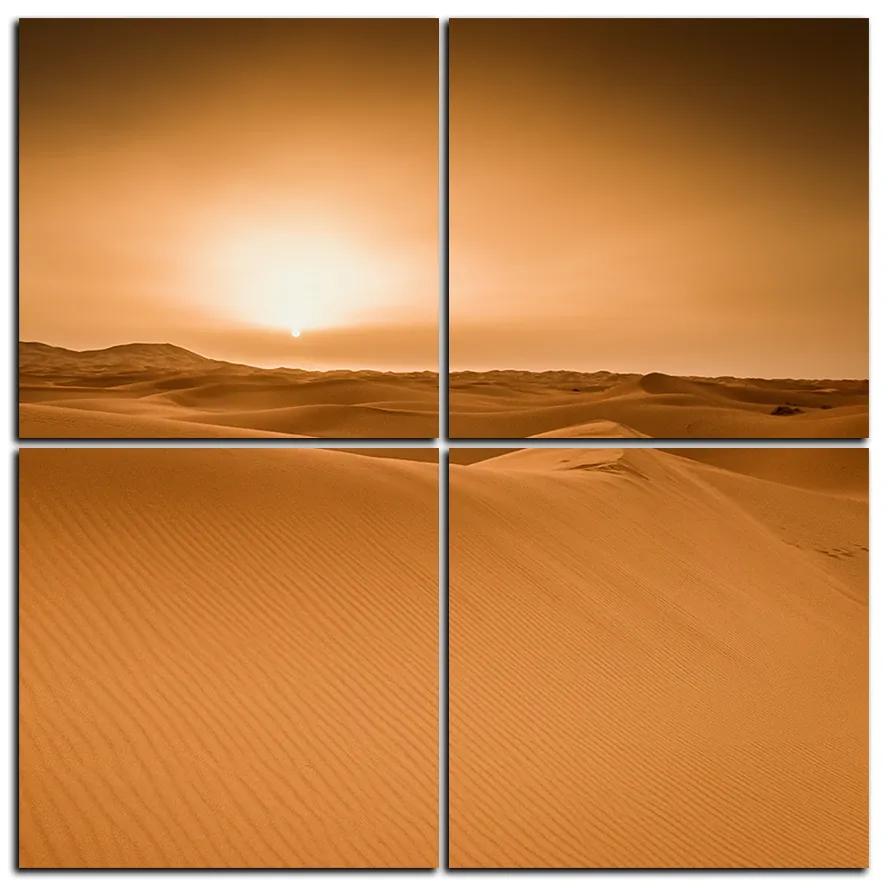 Obraz na plátně - Pouště Sahara - čtverec 3131E (60x60 cm)
