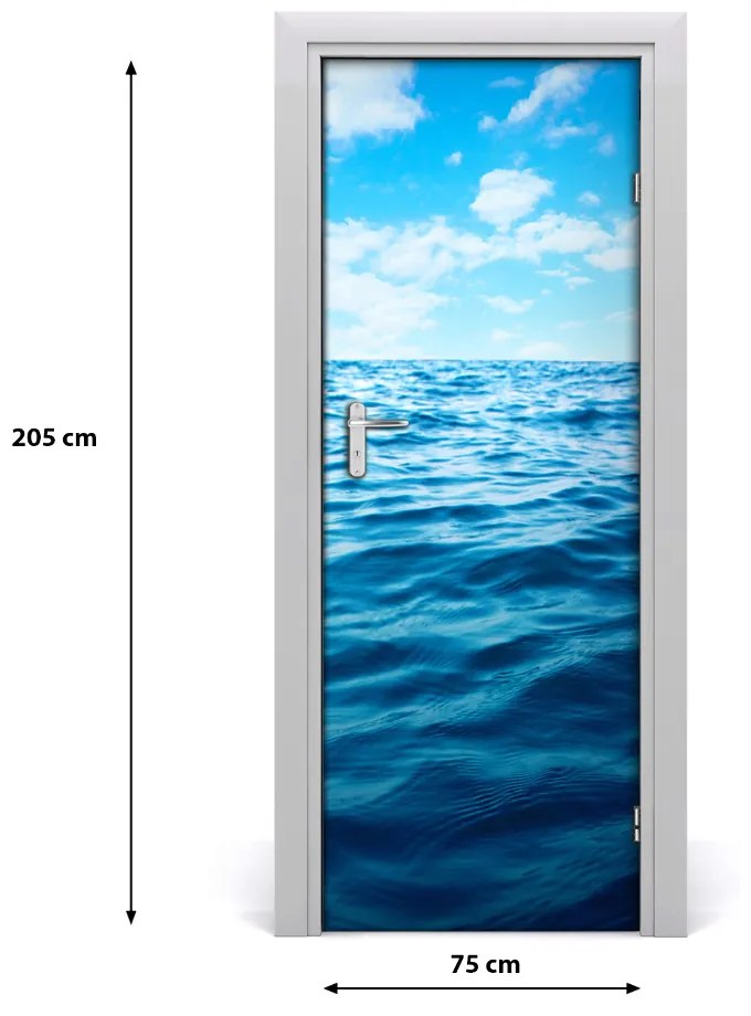 Fototapeta na dveře samolepící mořská voda 75x205 cm