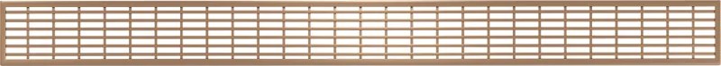 Mexen Flat, lineární podlahový žlab 60 cm, měděná matná, 1C33060