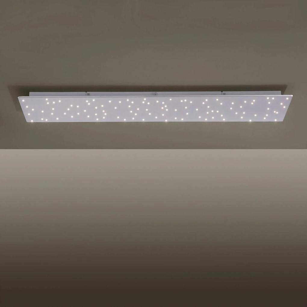 LED stropní světlo Sparkle CCT dim ocel 100x45cm