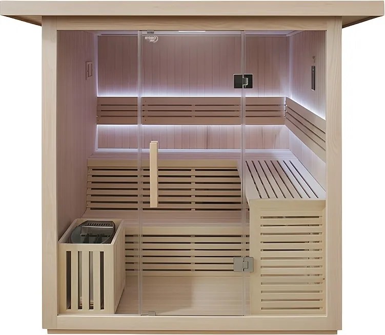 BPS-koupelny Finská zahradní sauna  180x180, 4-6 osoby