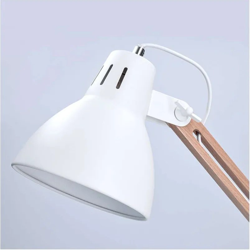 LED stolní lampička WO57 Falun, bílá
