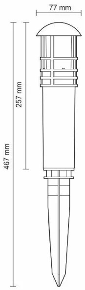 LED Venkovní lampa LED/3W/230V 4000K IP65