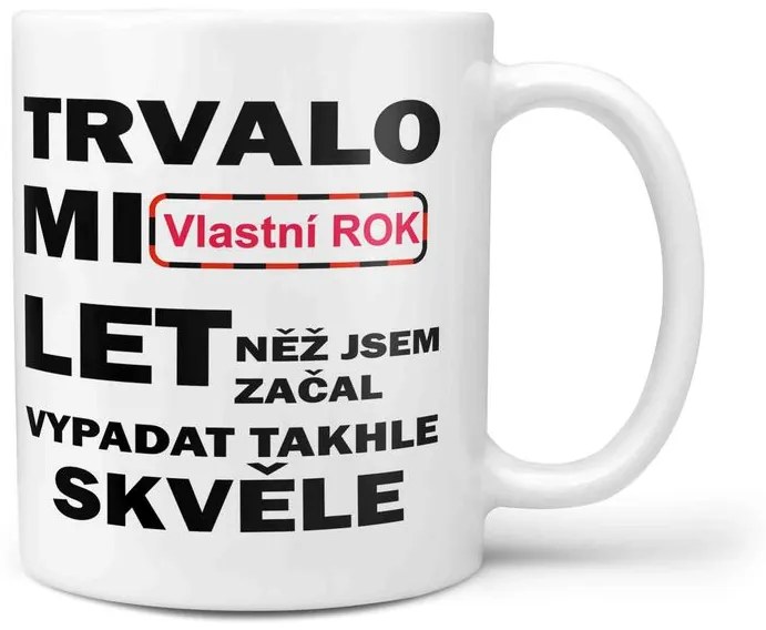 Hrnek Než jsem začal vypadat (doplň text)