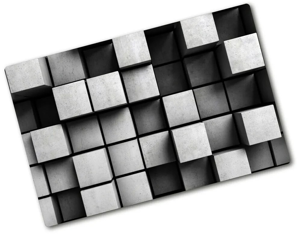 Wallmuralia Kuchyňská deska skleněná Abstrakce 80x52 cm
