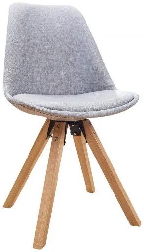 Deflee židle SCANDINAVIA G-LUX ZDL38123100% polyester - strukturovaná látka, masivní dřevo  48 cm x 86 cm x 56 cm