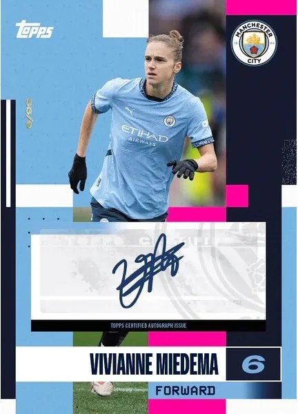 Topps fotbalové karty Manchester City FC 2024/25 Team Set