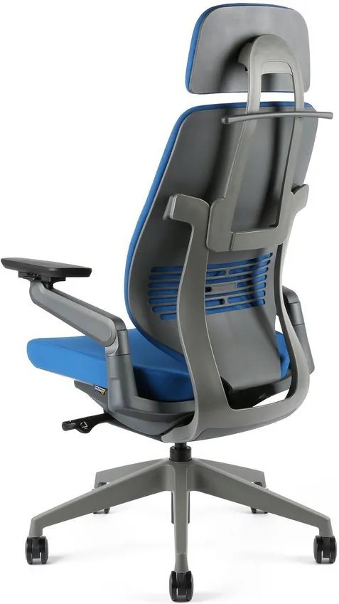 Office Pro Kancelářská ergonomická židle Office Pro KARME — více barev, s podhlavníkem a područkami Černá F06