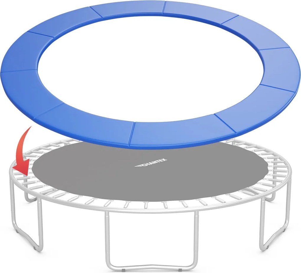 Costway Matrace na trampolínu 427 cm x 427 cm x 10 cm trampolína cvičení fitness