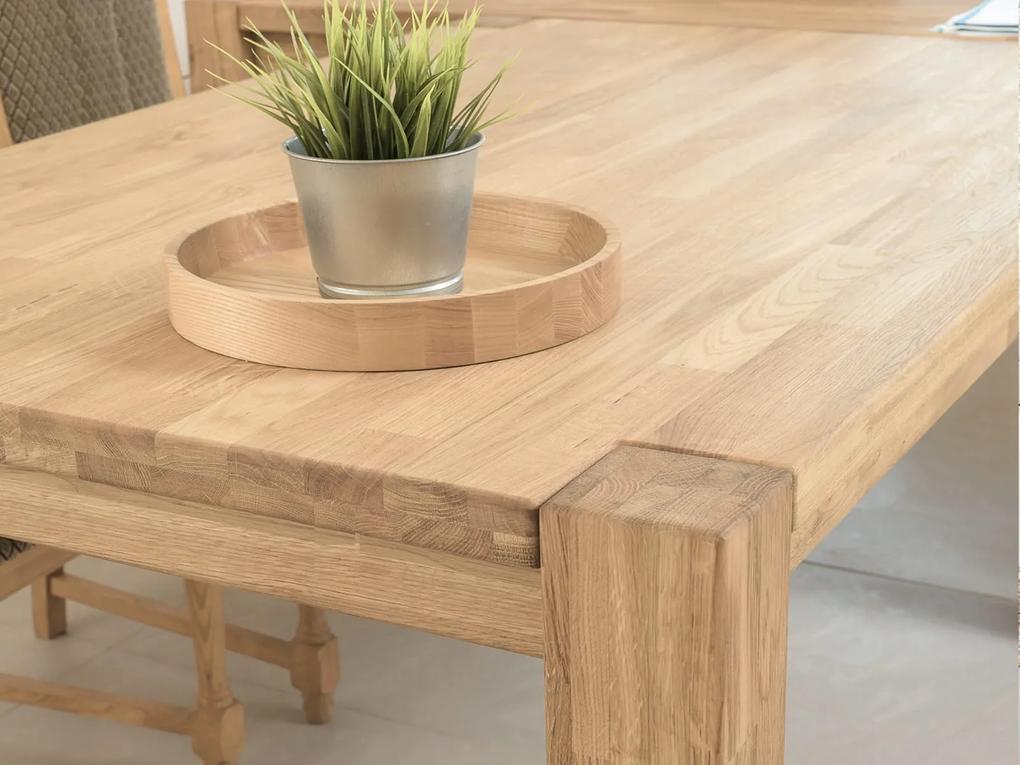 Rustikální dubový stůl 80x120 cm Falun olej intenzivní