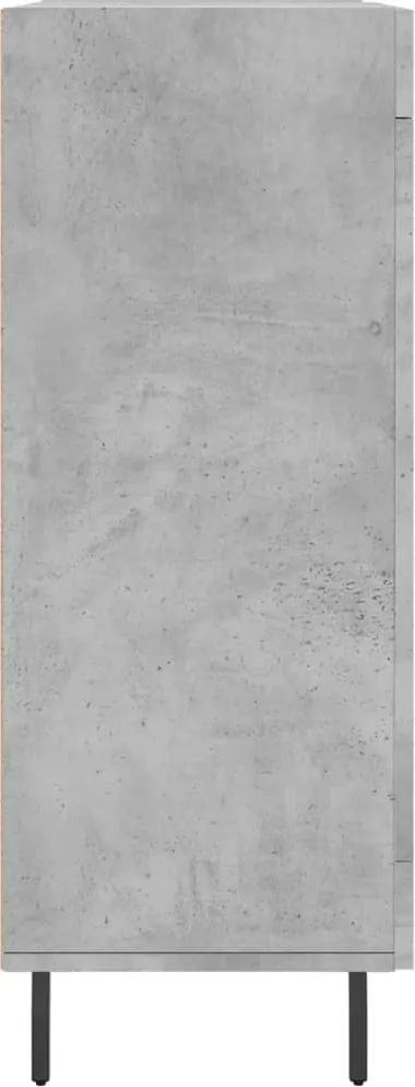 vidaXL Příborník 69,5 x 34 x 90 cm kompozitní dřevo [828064] Barva: Betonová šedá