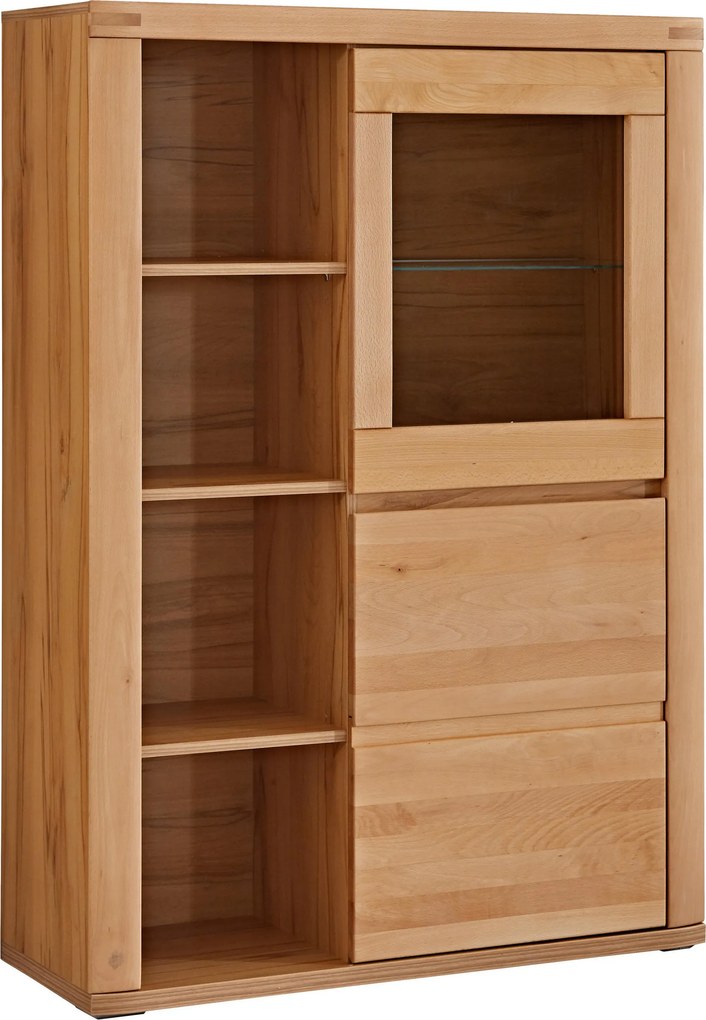 XXXLutz VYSOKÁ KOMODA, jádrový buk, jádrový buk, 98,4/139,6/37,7 cm Voleo - Vysoké komody - 002412010836