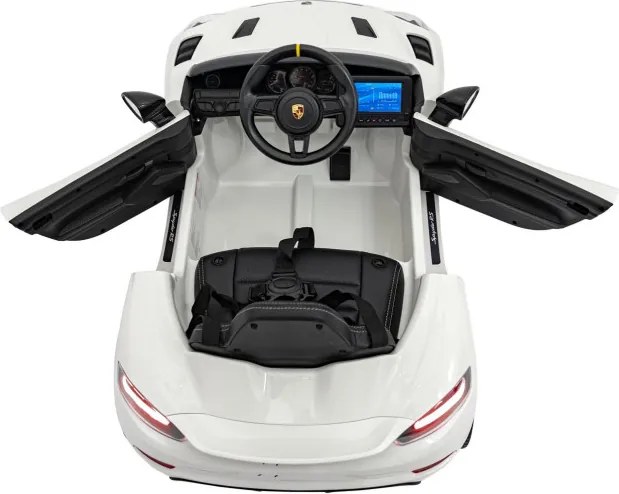 Elektrické autíčko Porsche Spyder RS ​​718 bílé
