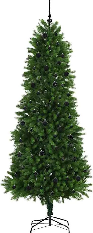 Vánoční stromeček s 300 LED diodami s stojanem Zelená 240 cm PE 3396350