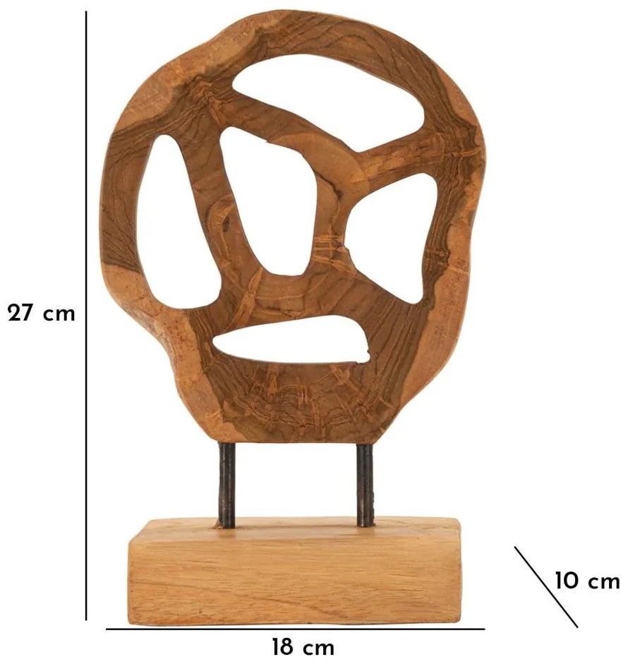 Dřevěná soška (výška 27 cm) Lubang – Mauro Ferretti