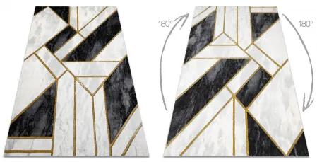 koberec EMERALD výhradní 1015 glamour, stylový mramor, geometrický če velikost 180x270 cm | krásné koberce cz