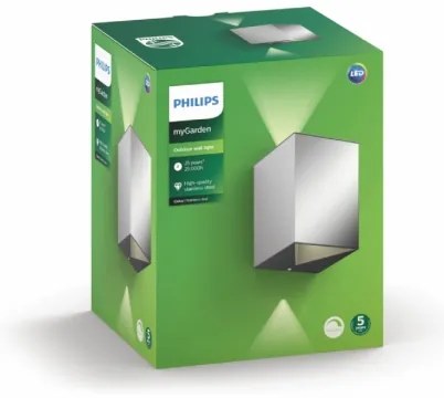 Philips 17358/47/P0 - LED Venkovní nástěnné svítidlo CISTUS 2xLED/4,5W/230V IP44