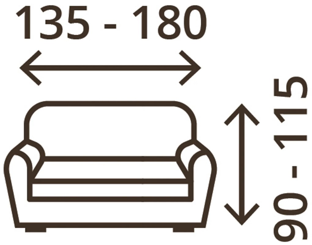 MK Lůžkoviny Napínací potah na dvojkřeslo – Liam
