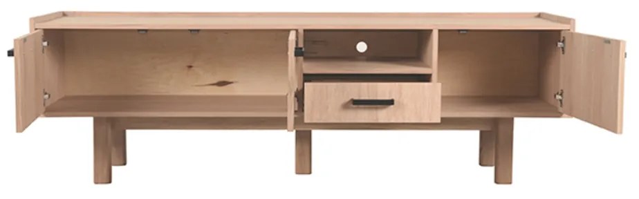 LABEL51 Dřevěný TV stolek CALI světlý FU-88.026