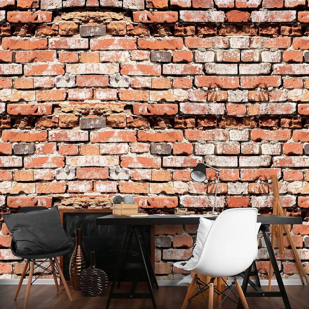 Fototapeta - Red Brickwall (254x184 cm)