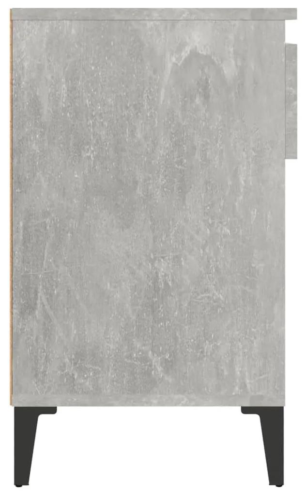 Botník betonově šedý 102x36x60 cm kompozitní dřevo - Default Title