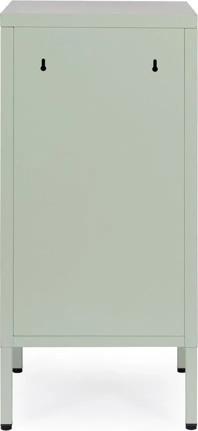 Šalvějově zelená kovová uzamykatelná skříňka 35x76x40 cm Cambridge – Yes Everyday