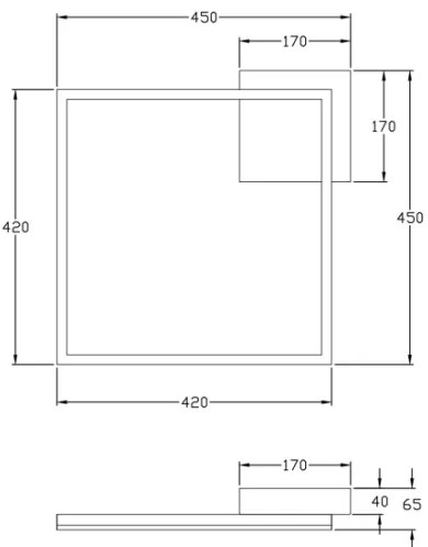 Fabas Luce 3394-62-102 - LED Stmívatelné svítidlo BARD LED/39W/230V 4000K bílá