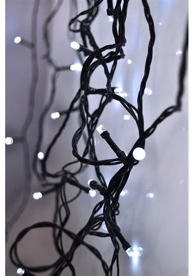 SOLIGHT LED vánoční řetěz, 3m, 20 LED, 3 x AA, bílé světlo, zelený kabel