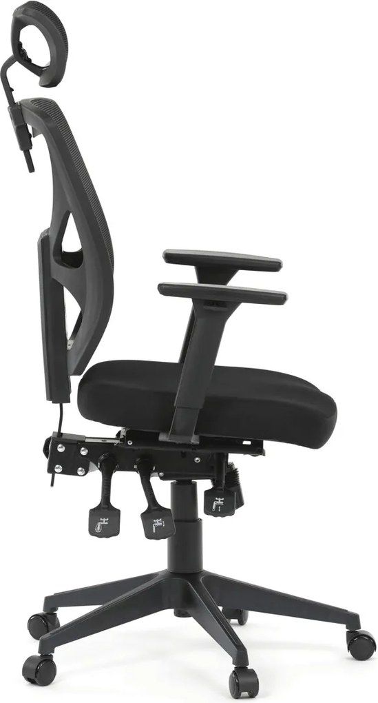 Ergonomická kancelářská židle EVRON - černá síťovina