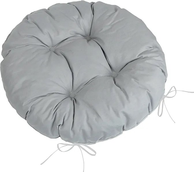 Bellatex Sedák Adéla prošívaný kulatý Šedá 40 cm, (průměr)