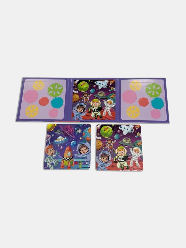 Sinsay - Magnetické puzzle s vesmírným motivem 40 kusů - vícebarevná