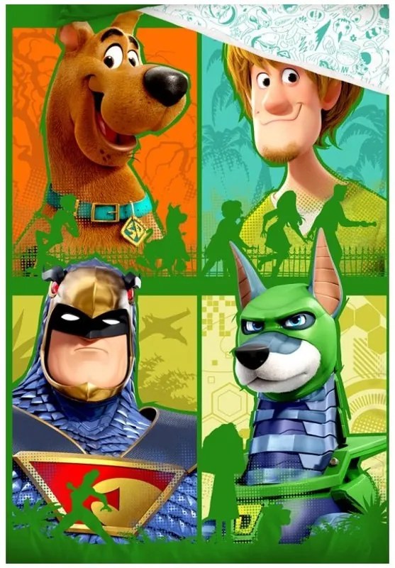 Bavlněné ložní povlečení Scooby-Doo - Scoob! - 100% bavlna prémiové kvality renforcé - 70 x 90 cm + 140 x 200 cm