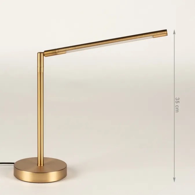 Stolní minimalistická LED lampa Cascade Gold