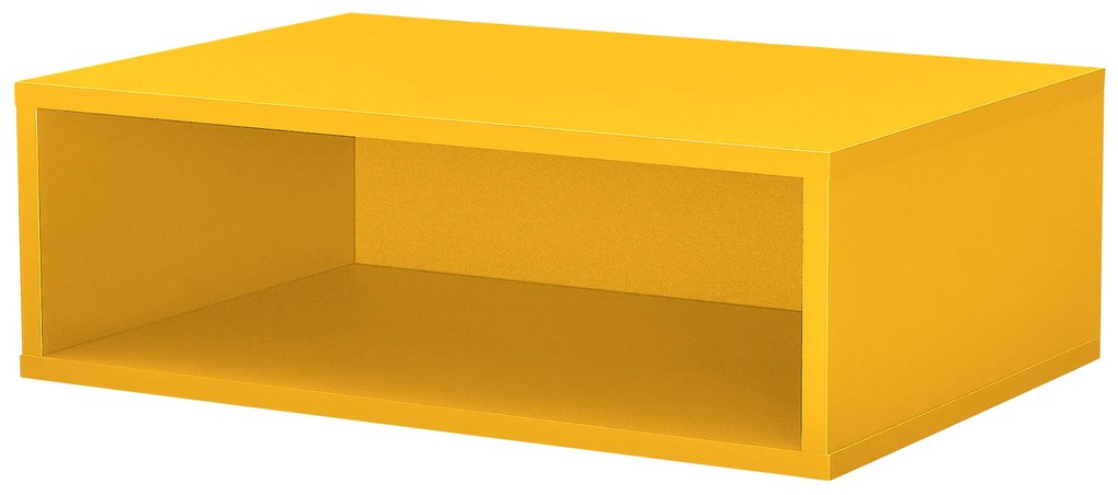 [en.casa]® Variabilní designový systém - skříňky / poličky - 45x15x30 cm - hořčicově žluté