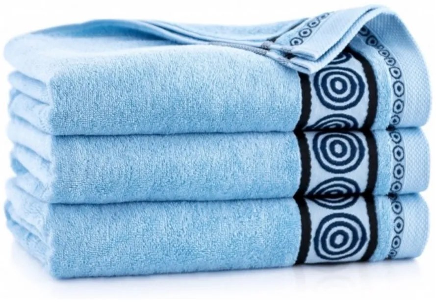Egyptská bavlna ručníky a osuška Marciano 2 - světle modrá Velikost: ručník 50 x 90