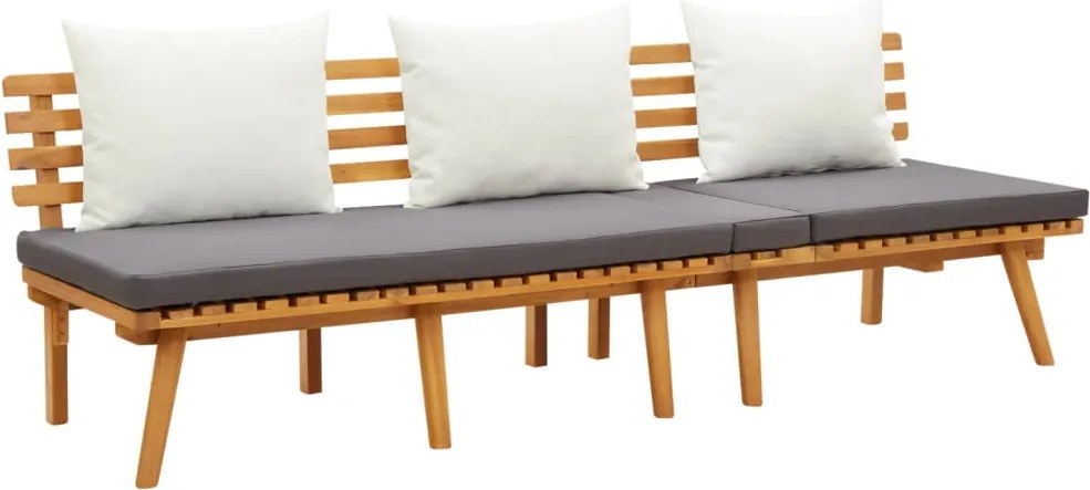 Zahradní denní postel 200x65 cm masivní akáciové dřevo 316263