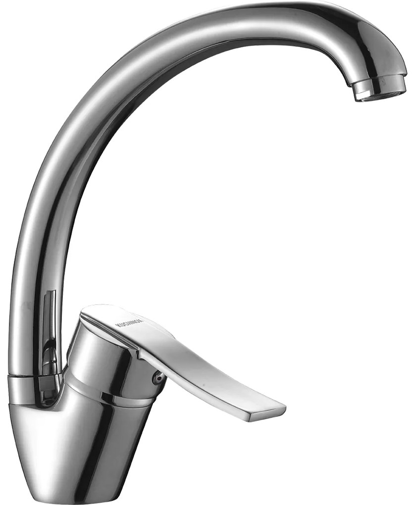 Kuchinox Madera, vysoká dřezová baterie h-246 s výtokem ve tvaru F, chromová, LAV-BQM_067D