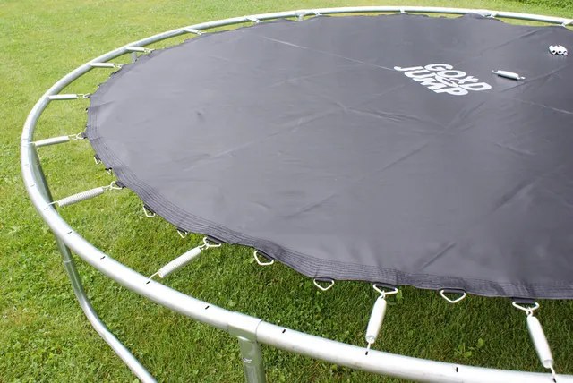 Premium Modrá trampolína 400 cm s ochrannou sítí + žebřík + krycí plachta