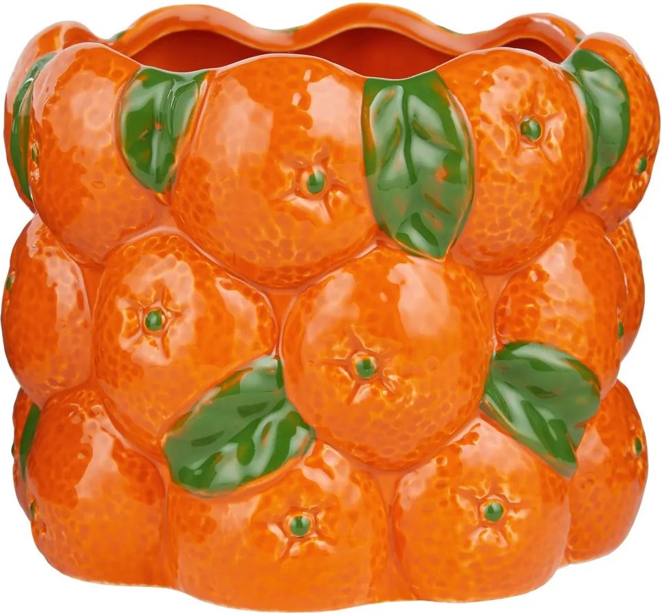 Butlers NARANJA Květináč 18 cm - oranžová