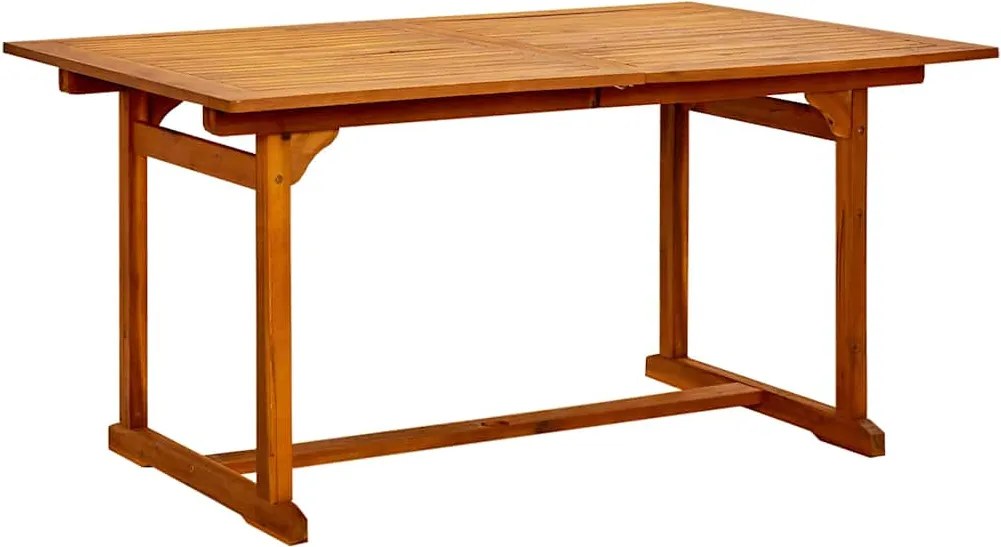 Zahradní jídelní stůl (150–200) x 100 x 75 cm masivní akácie 316564