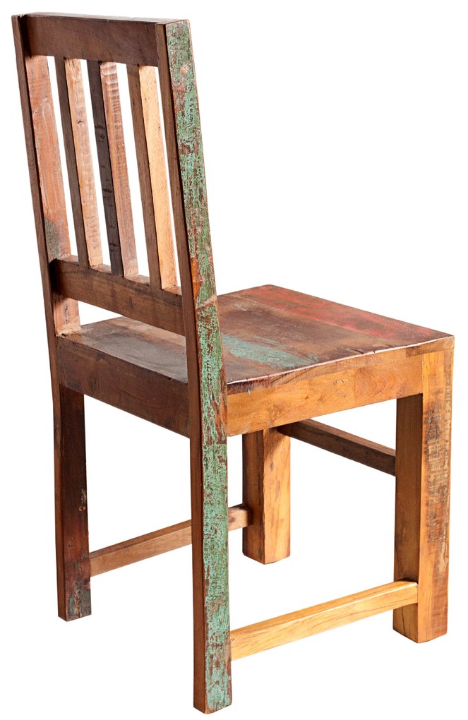 Jídelní židle Karujo, masiv recyklované dřevo