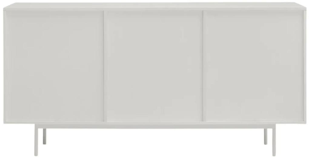 Bílá lakovaná komoda Teulat Sierra 159 x 42 cm