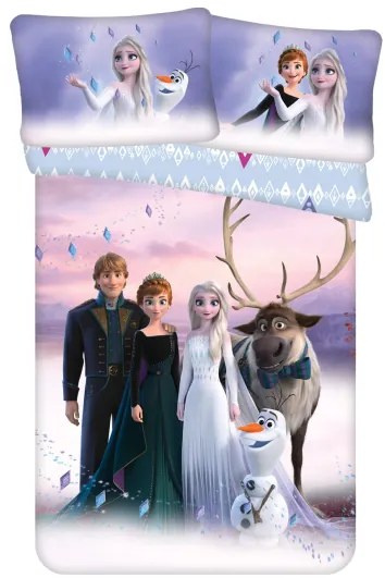Jerry Fabrics Disney povlečení do postýlky Frozen Elements baby 100x135, 40x60 cm