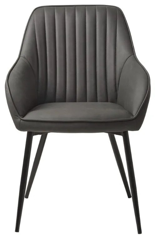 Designová židle Jadwiga III tmavě šedá